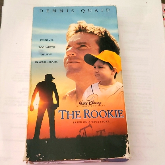Walt Disney | Media | The Rookie Vhs Video | Poshmark